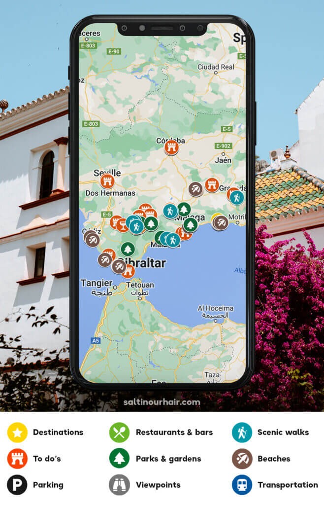 Andalusia, Spain - Google Maps Locations · Salt in our Hair